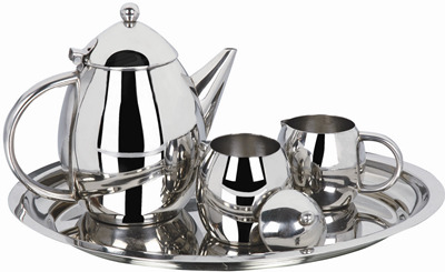 Stainless Steel Tea Sets, Size : Medium,Small by Pragati Metal Works ...