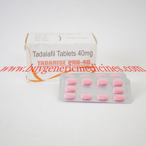 Tadarise Pro-40mg Tablets - Generic Medicine (AZESTO IMPEX PRIVATE ...