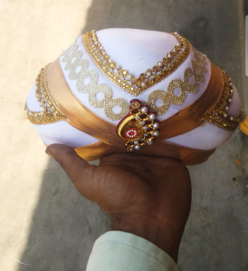 Manufacturer of Wedding Turban & Banarasi turban 4 | Munna peta works ...