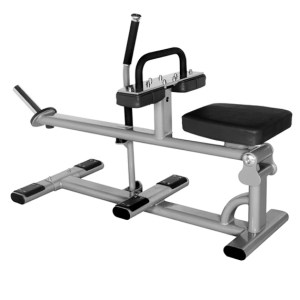 Black Polished Iron Seated Calf Raise Machine, for Gym Use, Style ...